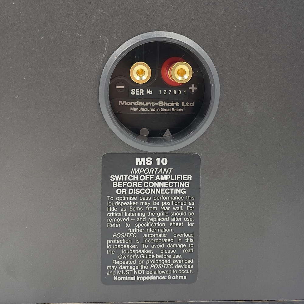 MORDAUNT-SHORT MS10 BOOKSHELF SPEAKERS - Own4Less